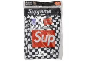 Supreme Hanes Boxer Briefs - Checkered