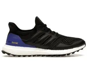 Adidas Ultra Boost Spikeless Golf Sneakers - Core Black/lucid Blue