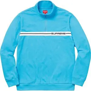 Supreme Half Zip Warm Up - Light Blue
