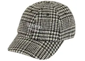 Supreme Harris Tweed 6-panel Cap - Black