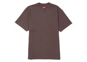 Supreme High Density Small Box Short Sleeve Tee Shirt Dusty Plum