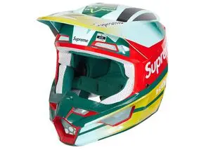Supreme Honda Fox Racing V1 Helmet - Moss