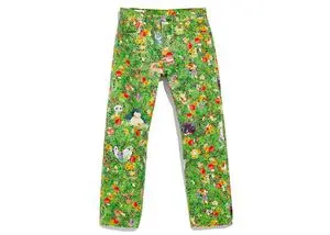 LEVI'S X Pokémon 551z Authentic Straight Jeans - Garden