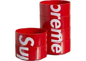 Supreme Heller Bowls Set Of 6 - Red