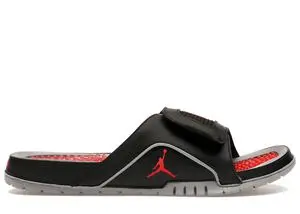 JORDAN Hydro 4 Slide Cement Black/cement Grey/fire Red