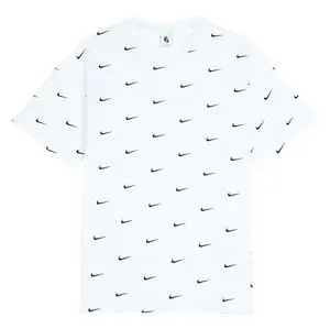 Nike All Over Swoosh Logo T-shirt - White