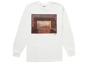 Supreme Martin Wong Attorney Street Long Sleeve Tee Shirt - White