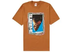 Supreme Mask Tee Shirt - Burnt Orange