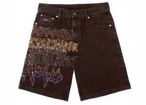 TRAVIS SCOTT Earthquaker Shorts - Brown