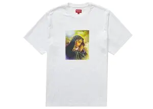Supreme Mary Rhinestone Short Sleeve Top - White