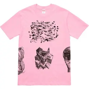 Supreme Mc Esher Collage Tee Shirt - Pink