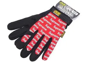 Supreme Mechanix Wear Gloves - Red
