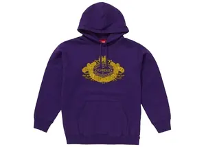 Supreme Love Or Hate Hooded Sweatshirt - Purple