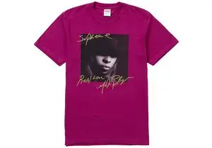 Supreme Mary J. Blige Tee Shirt - Magenta