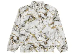 Supreme Marble Track Jacket - White