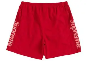 Supreme Mesh Panel Water Short - Red