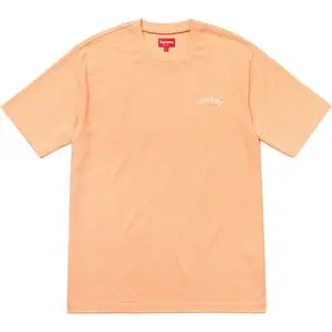 Supreme Mesh Arc Logo Tee Shirt Peach