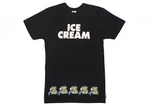 HARVEY NICHOLS Cream Tee Shirt - Black