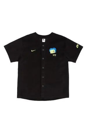 Nike X Olivia Kim Corduroy Baseball Jersey