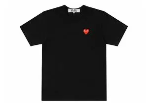Play Comme Des Garcon Red Emblem T-shirt