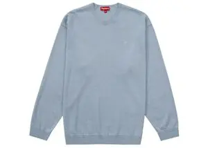 Supreme Metallic Long Sleeve Top - Light Slate