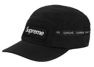 Supreme Mesh Pocket Camp Cap - Black