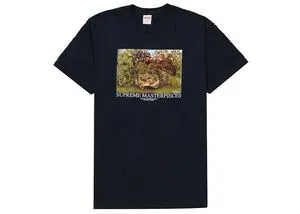 Supreme Masterpieces Tee Shirt - Navy Blue