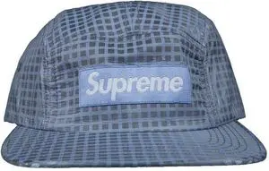 Supreme Metallic Check Camp Cap