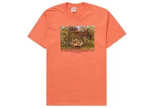 Supreme Masterpieces Tee Shirt - Neon Orange