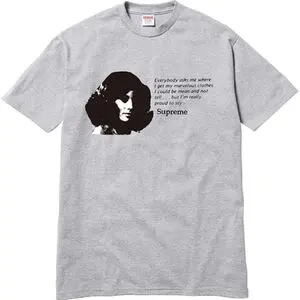 Supreme Mean Tee Shirt - Heather Grey