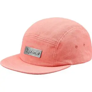 Supreme Metal Plate Camp Cap - Pink