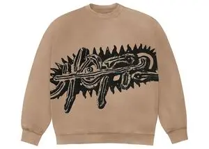 TRAVIS SCOTT Utopia A3 Crewneck Sweatshirt - Light Brown
