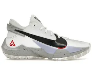 Nike Zoom Freak 2 Cement Sneakers - White/university Red
