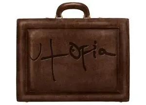 TRAVIS SCOTT Utopia Briefcase - Brown