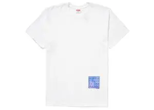 Supreme Middle Finger To The World Tee Shirt - White