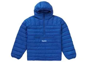 Supreme Micro Down Half Zip Hooded Pullover - Royal