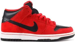 Nike Dunk Mid Sneakers - Sport Red/black