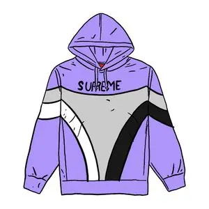 Supreme Milan Hooded Sweatshirt - Light Violet