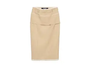 Jacquemus La Jupe Caraco Skirt - Beige