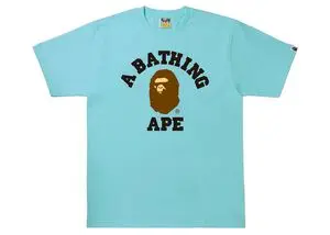 BAPE College Tee Shirt Sax