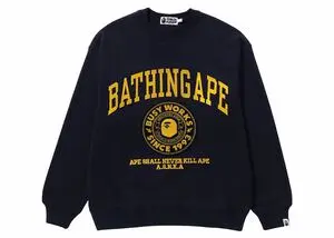 A BATHING APE Graphic Crewneck Sweatshirt