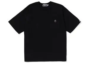 A BATHING APE Ape Head One Point Relaxed Fit Pocket Tee Shirt - Black