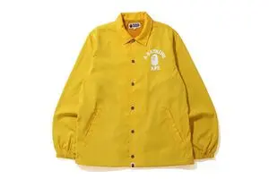 A BATHING APE College Coach Jacket