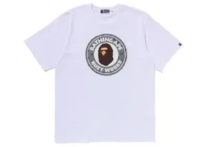 A BATHING APE Cloud Head Monogram Busy Works Tee Shirt