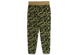 A BATHING APE Abc Camo Sweatpants - Green