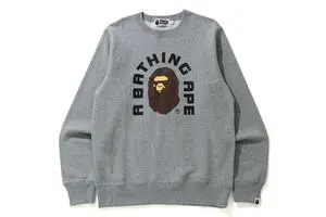 A BATHING APE College 2020 Crewneck Sweatshirt - Gray