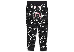 A BATHING APE City Camo Shark Sweatpants - Black