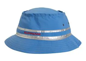 Supreme Contrast Stitch Crusher Hat - Light Blue
