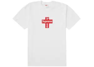 Supreme Cross Box Logo Tee Shirt - White