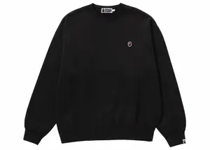 A BATHING APE Ape Head Overdye Crewneck Sweatshirt
